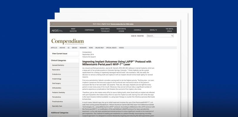 Improving implant outcomes using LAPIP™ Protocol with Millennium’s ...